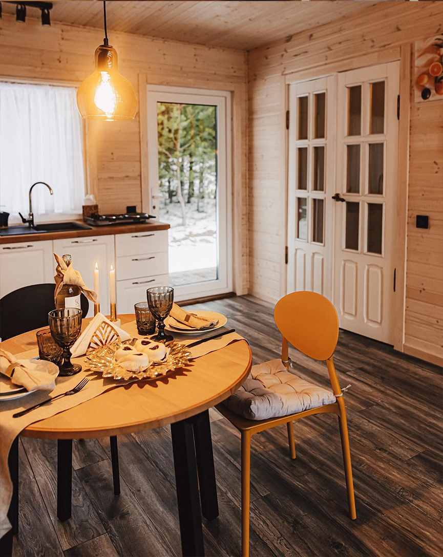 Дом треугольник Koko_House - уютный Aframe на опушке леса