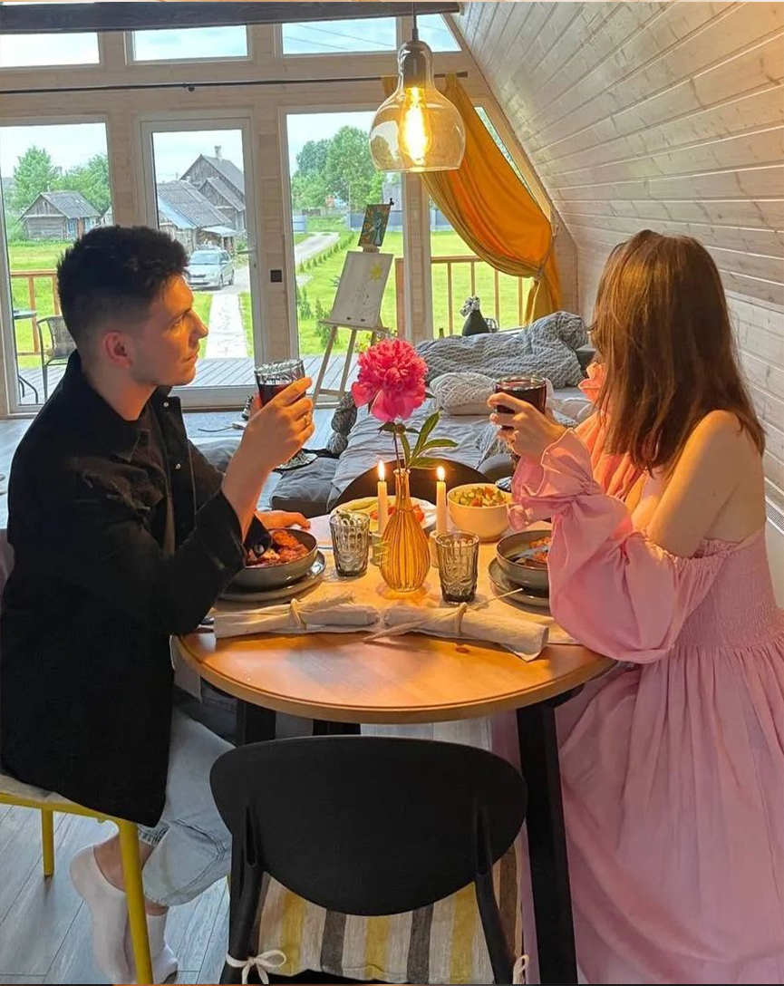 Дом треугольник Koko_House - уютный Aframe на опушке леса