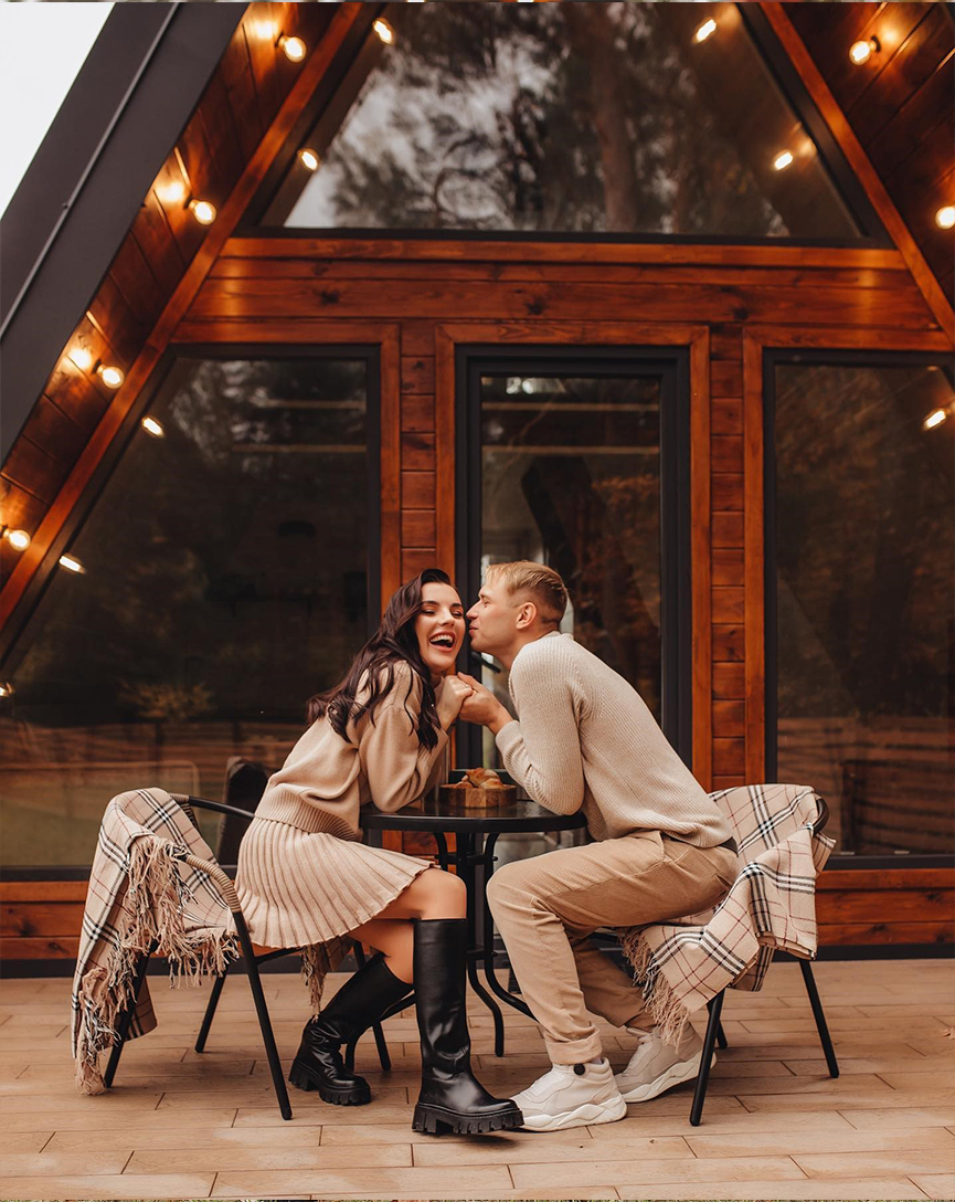 Aframe дом Shalash_brest - уютное место для отдыха в лесу