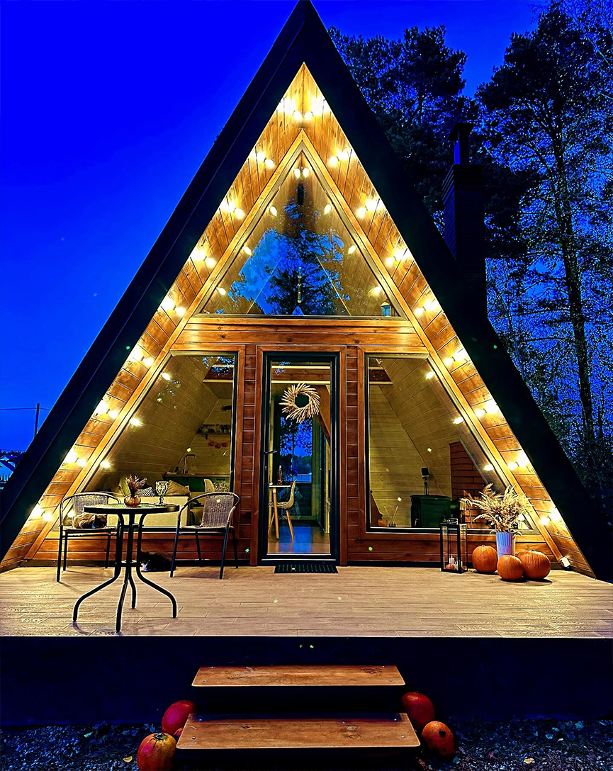 Aframe дом Shalash_brest - уютное место для отдыха в лесу