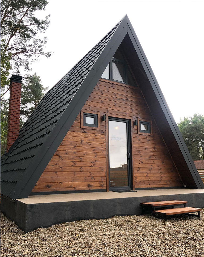 Aframe дом Shalash_brest - уютное место для отдыха в лесу